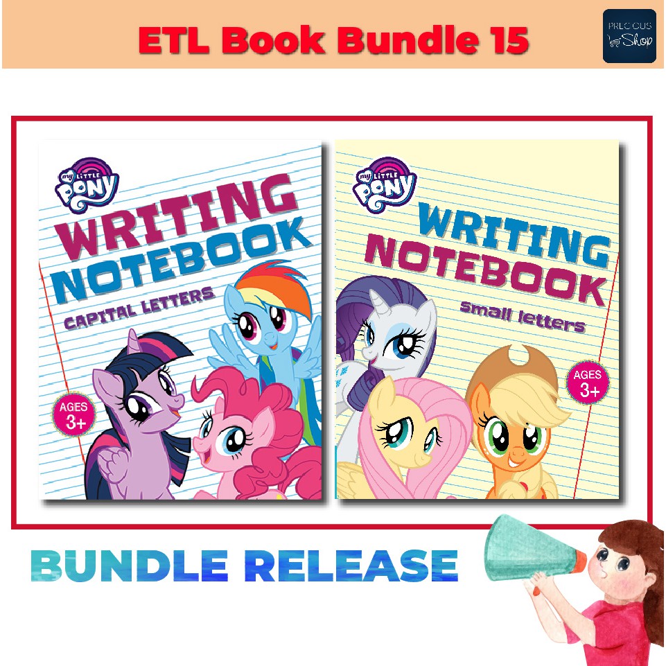 My Little Pony - Writing Notebooks Bundle | Shopee Philippines