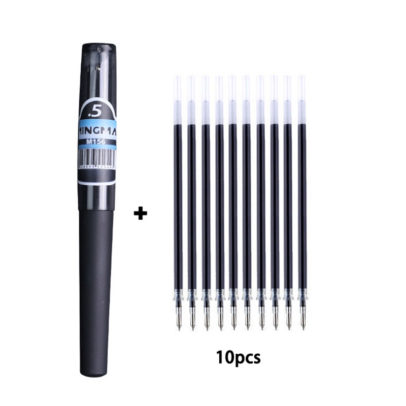 1+10 pcs Pocket Pen Short Mini Gel Pen Portable Short Pen Portable ...