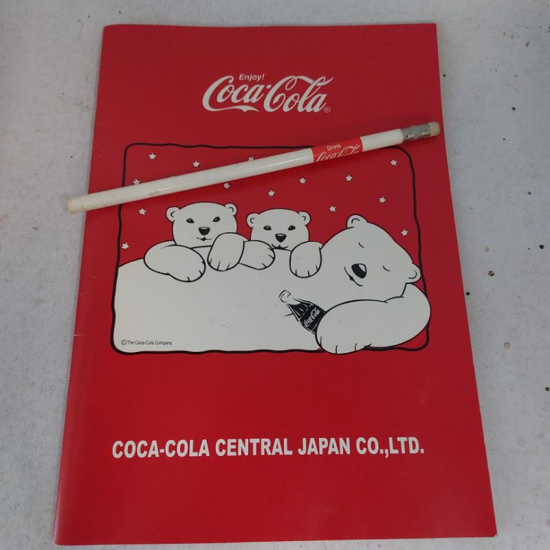 Coca-cola Notebook & Pencil Set | Shopee Philippines