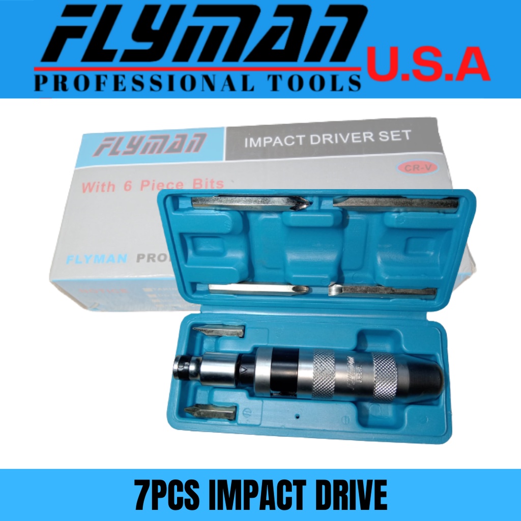 Capulong Street Flyman Impact Drive 7pcs Manual Impact Driver 1/2 Drive ...