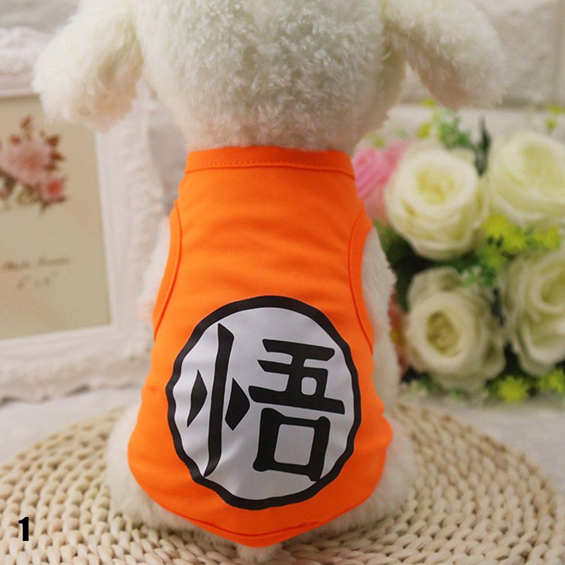Cartoon pet dog clothes explosion Dingdang cat multiple pet vest shirts ...