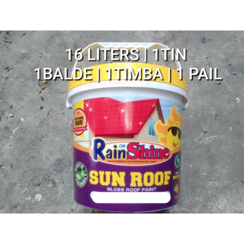 PINTURA SA BUBONG WALANG AMOY RAIN OR SHINE SUN ROOF / SUNROOF ...