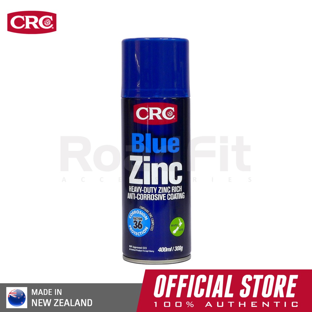 CRC Coloured Zinc Heavy-Duty Zinc Rich Anti-Corrosive Coating, Blue ...