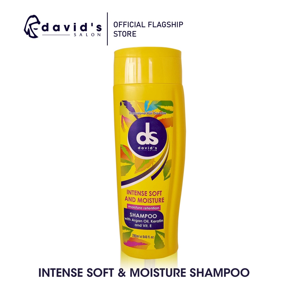 David's Salon Intense Soft and Moisture Shampoo with Argan Oil, Keratin ...