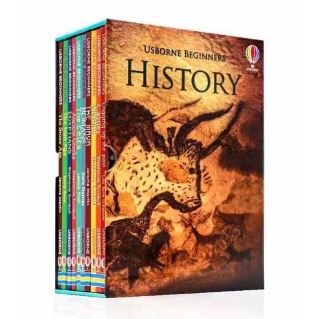 Usborne Beginners History Book Set - Stone Age, Egyptians, Ancient ...
