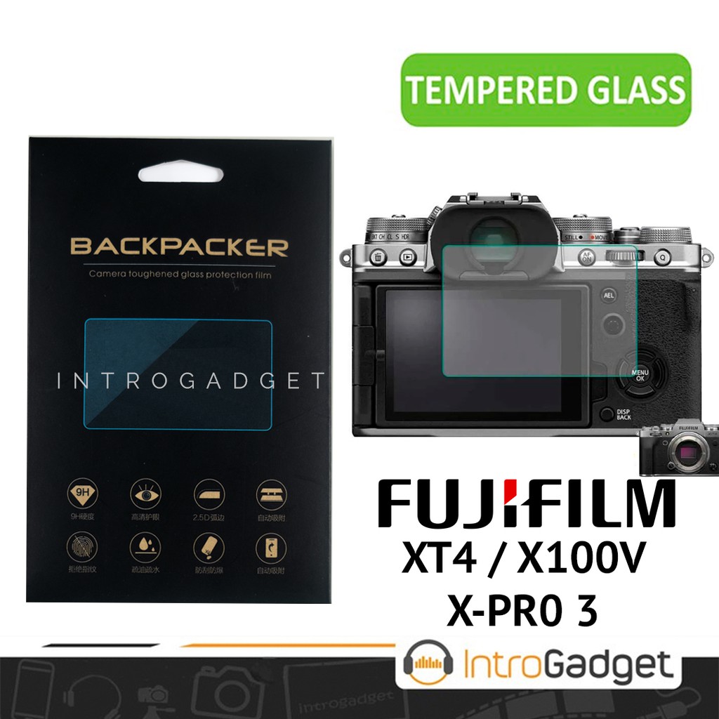 Fujifilm XT4 X100V X-PRO Tempered Glass 3 Screen Protector | Shopee Philippines