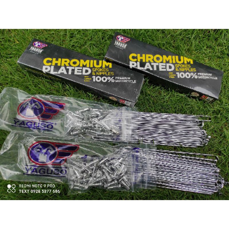 YAGUSO CHROME PLATED 157* 185* SIZE PRICE PER BOX | Shopee Philippines