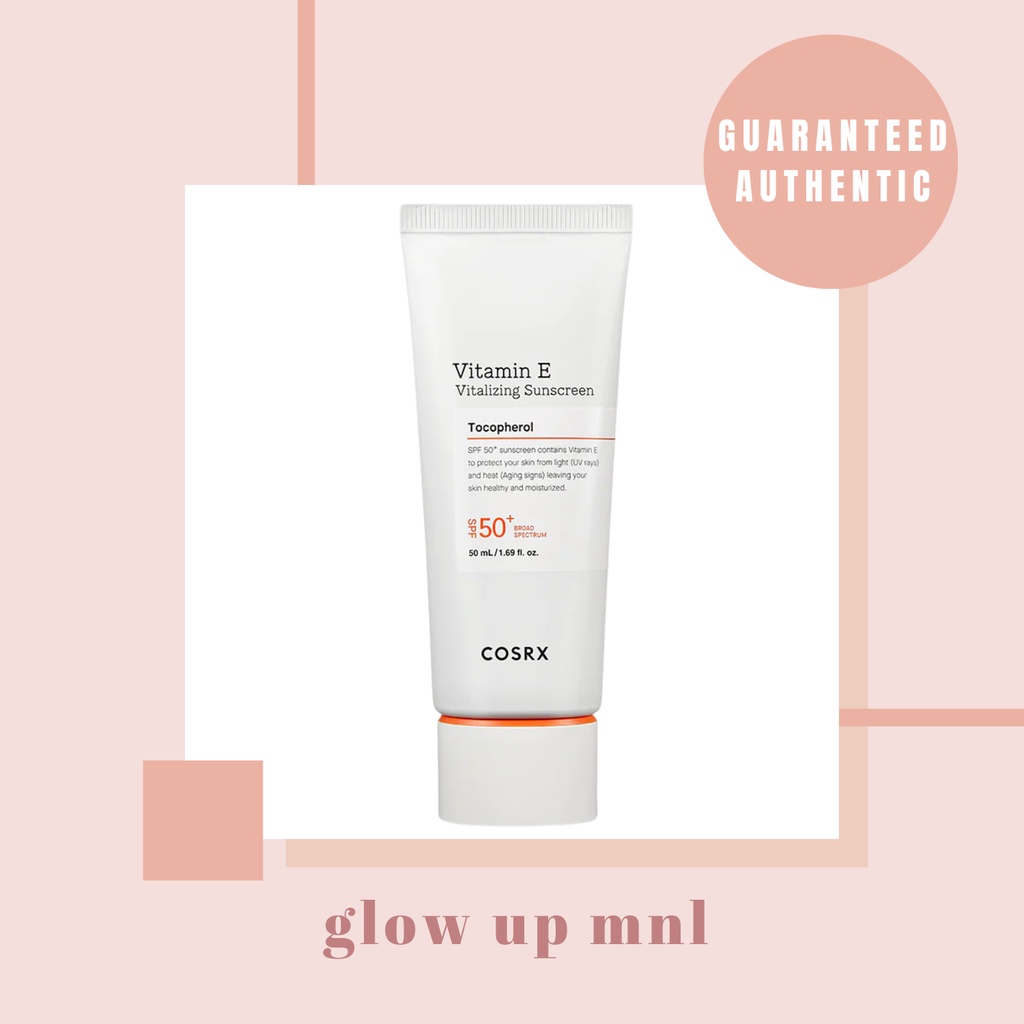 COSRX Vitamin E Vitalizing Sunscreen SPF50+ 50ml | Shopee Philippines