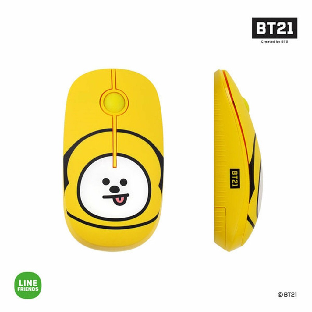 BTS BT21 Wireless Silent MOUSE BANGTAN BOYS Character Official ...