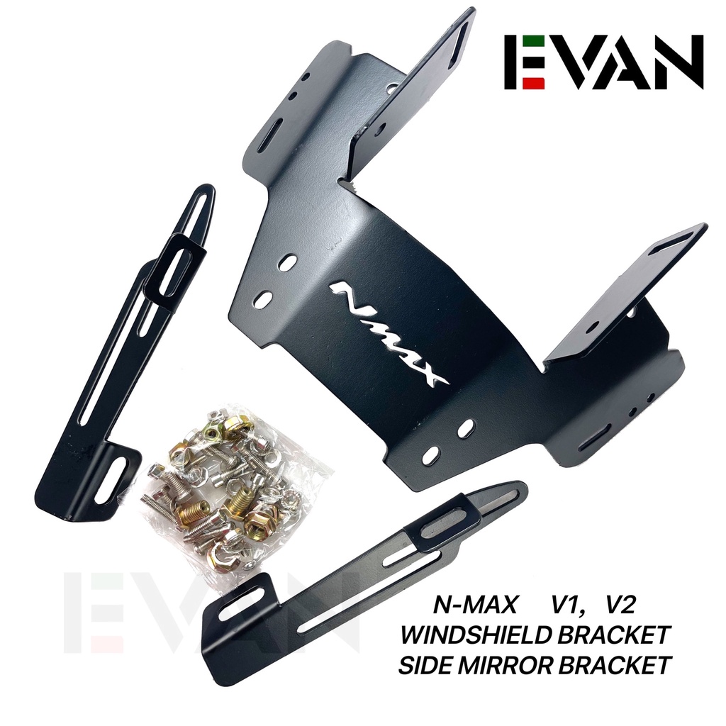 Nmax 155 v1 v2 With Corbon Side Mirror And Windshield Bracket/Side ...