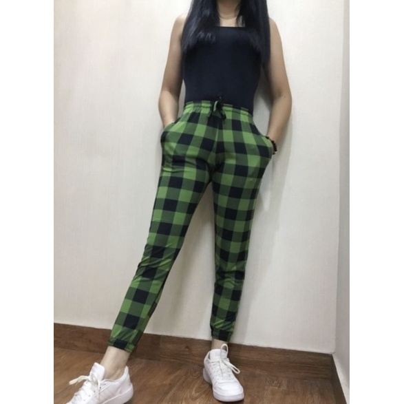 Trendy Unisex Retro Checkered Pants | Pranela Plaid Jogger Pants ...