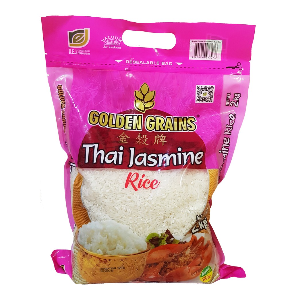Golden Grains Thai Jasmine Rice 2kg | Shopee Philippines