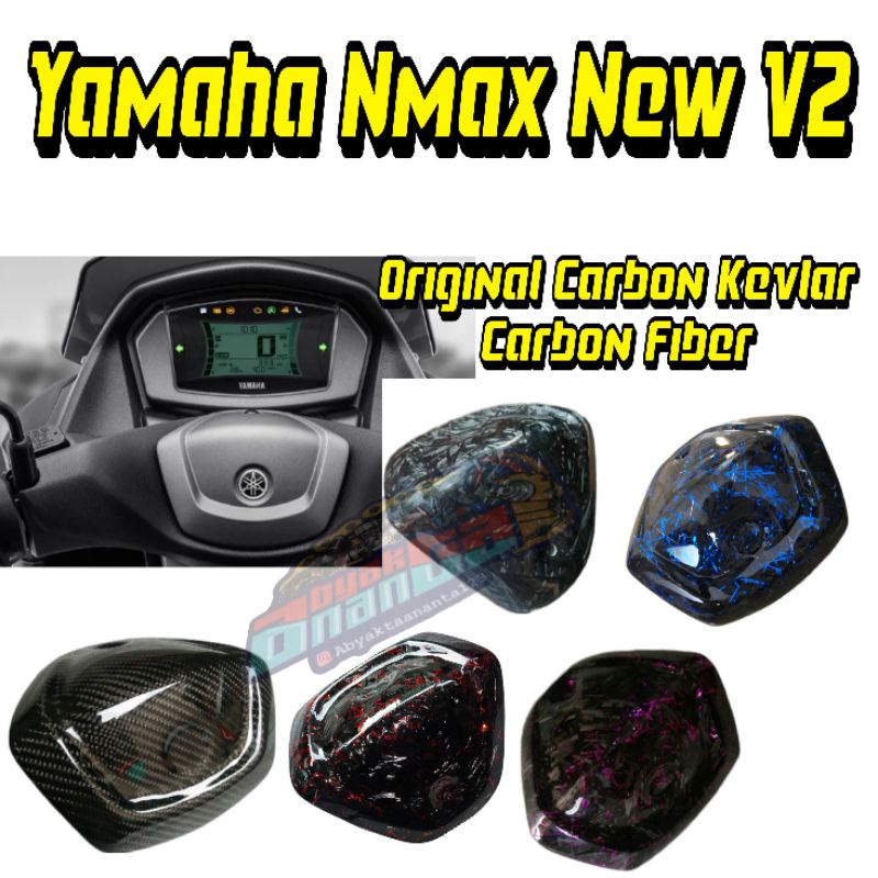 Nmax new V2 Carbon Kevlar Fiber Forged Handlebar Cover | Shopee Philippines