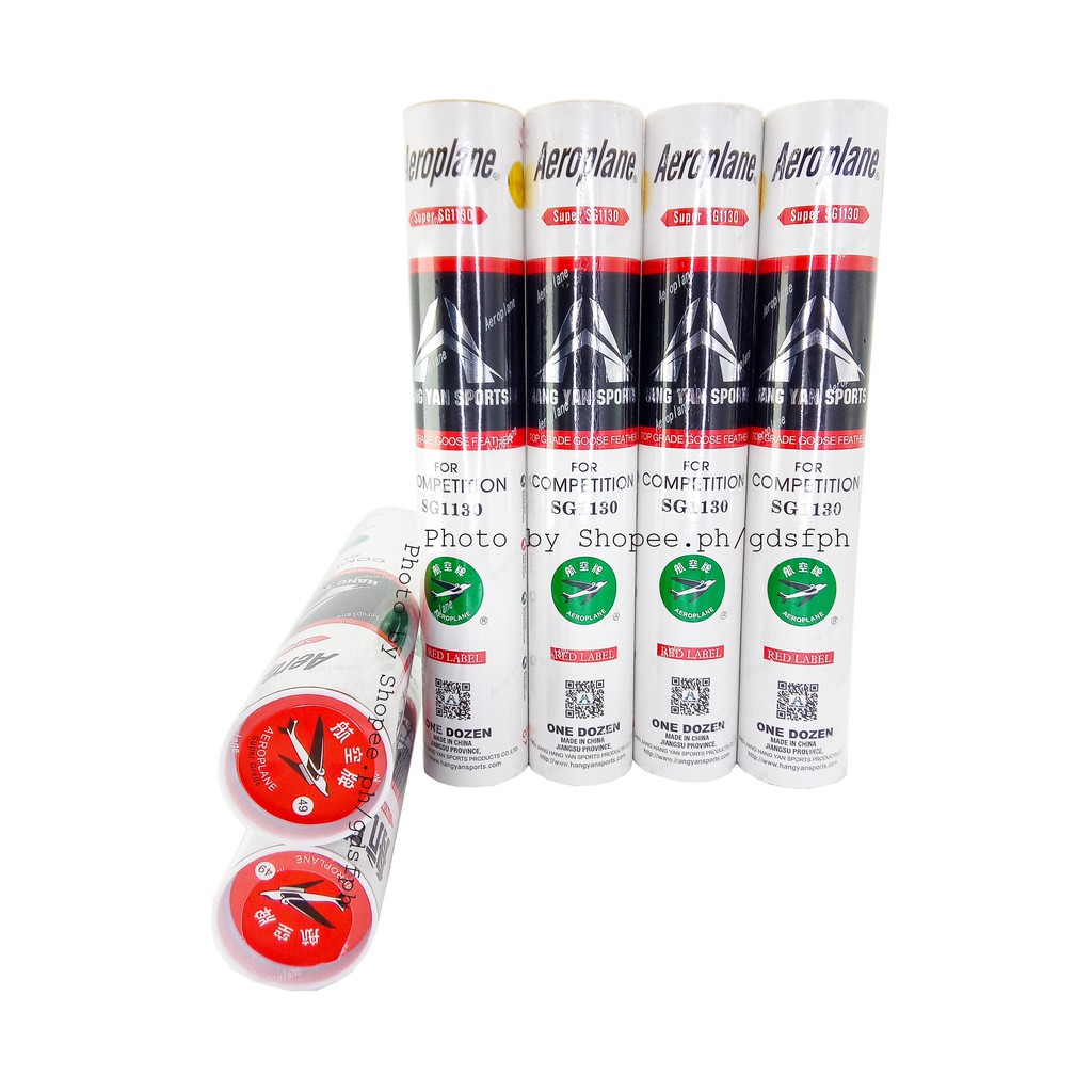 Aeroplane Red SG1130 Badminton Shuttlecock GDSFPH_S4 | Shopee Philippines