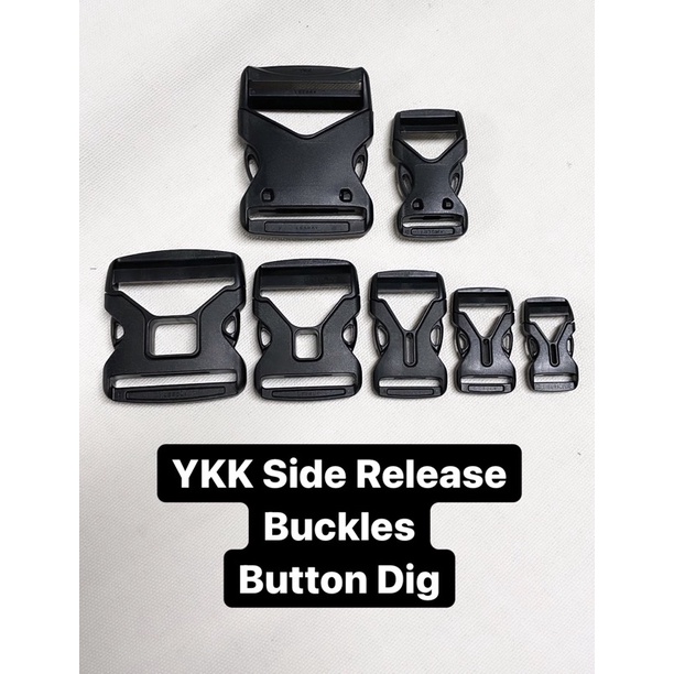 [Sold by 10 PCS] YKK Side Release Button Dig Buckle for Bags Lanyards ...