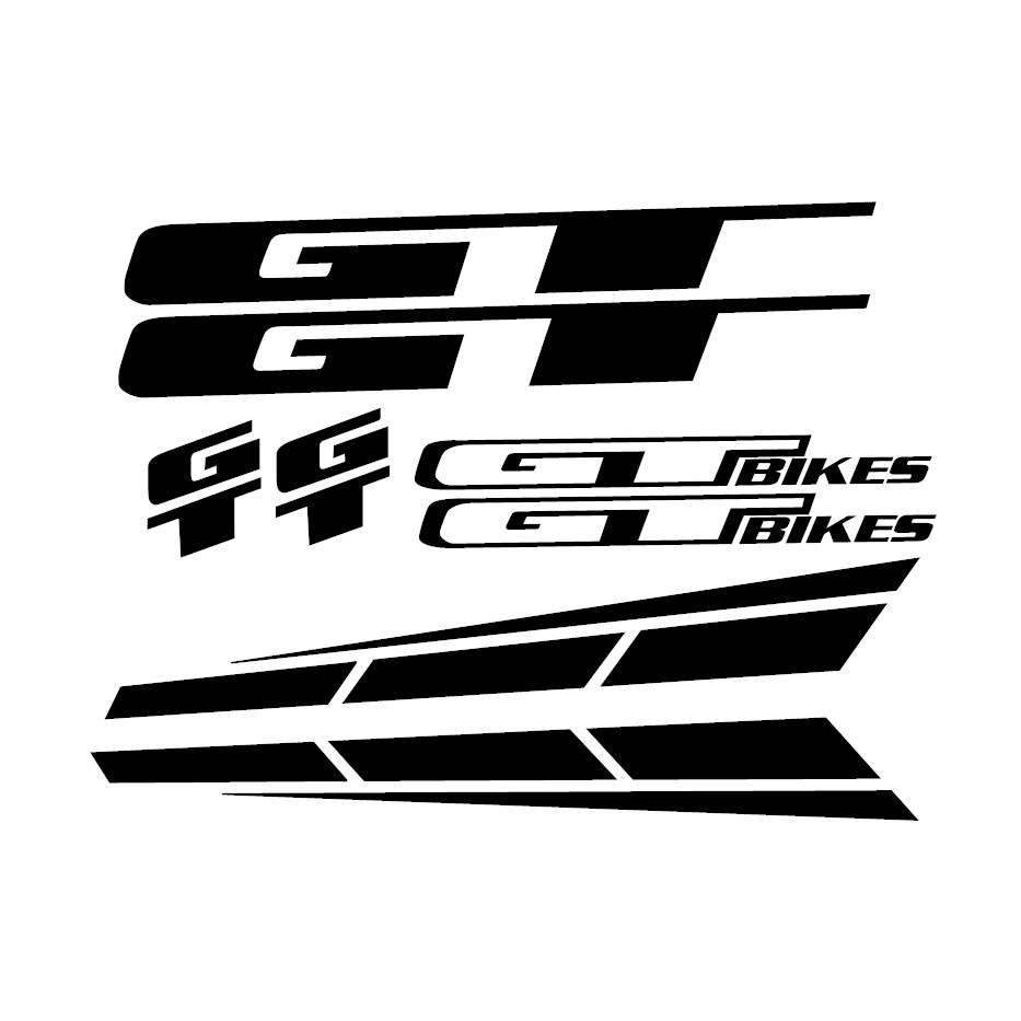 GT sticker for BIKES with 3years warranty LxH 13"x9" *fade proof *water ...