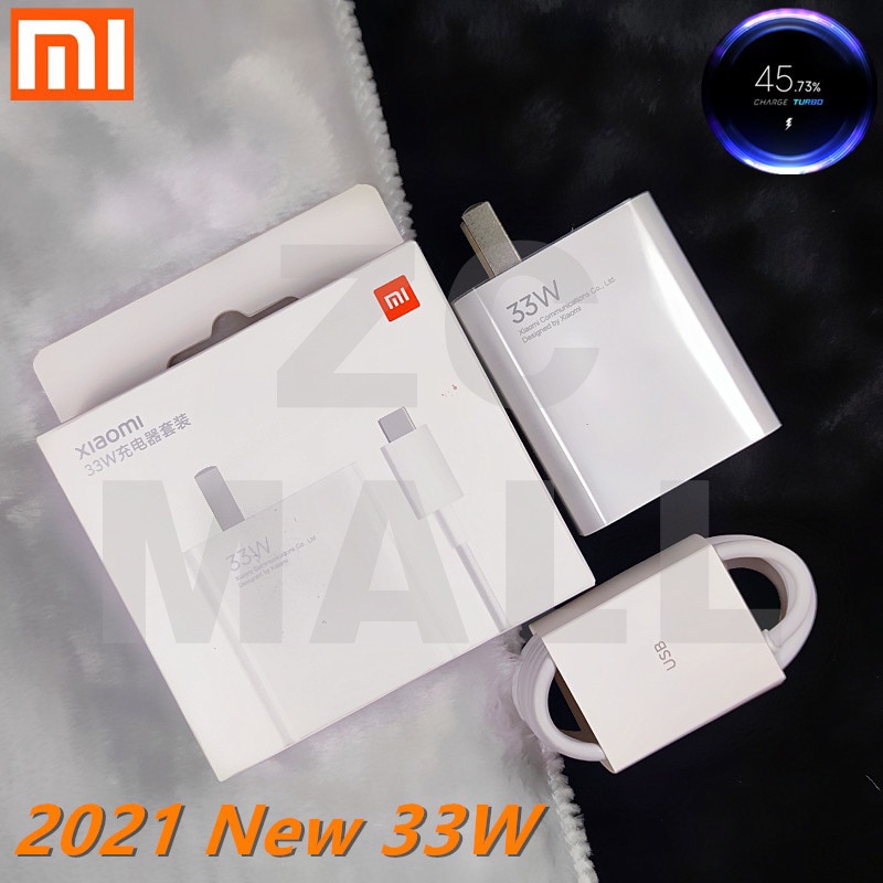 Xiaomi POCO X3 NFC Charger 33W Fast turbo charge type C cable For Redmi ...