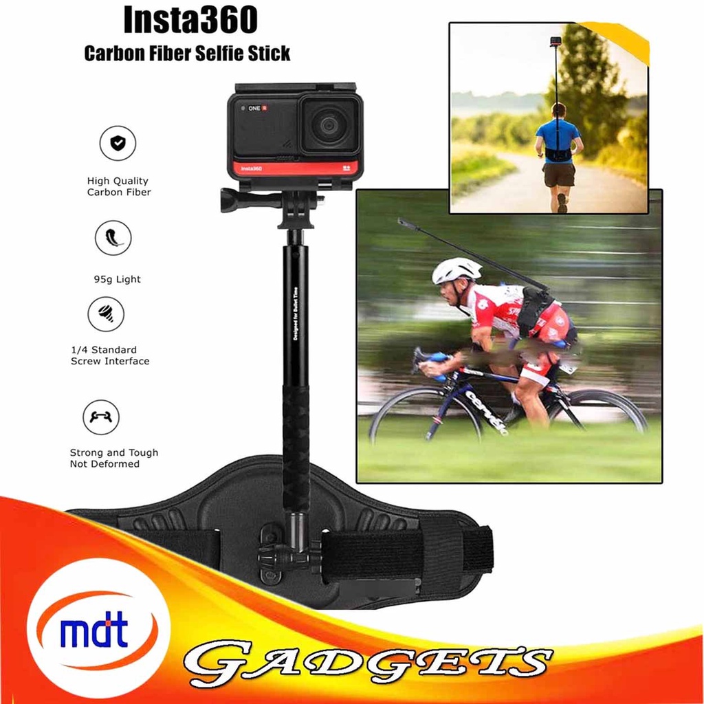 Wearable Waist Bracket+360 Time Invisible Selfie Stick For Insta360 ONE ...