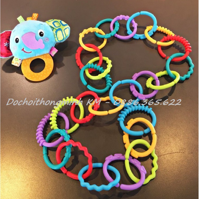Set of 24 Bright Starts teether rings | Shopee Philippines