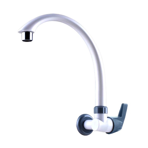 CRESTON PVC Gooseneck Wall Faucet With Long Handle | Shopee Philippines
