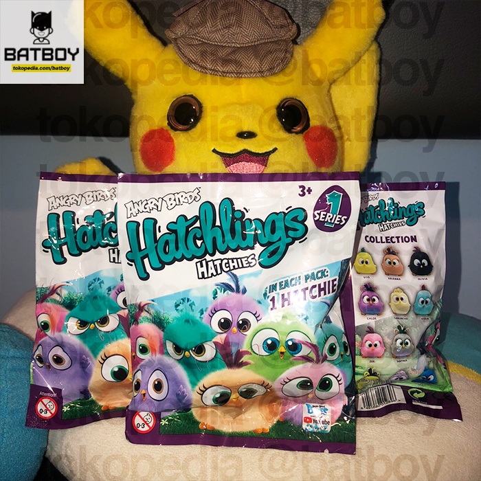 Hatchlings Angry Birds Mini Squishy Figure Blind Pack Kids Toys BATBOY ...