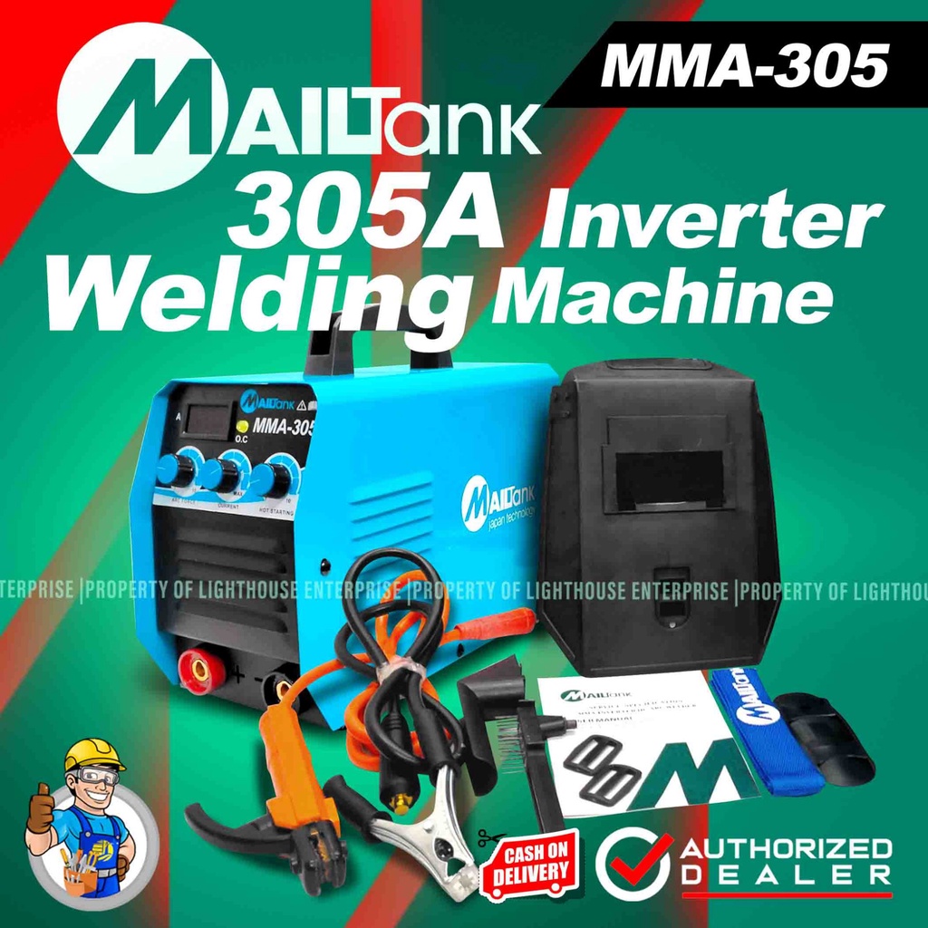 MAILTANK Japan 305APortable IGBT ARC Inverter Welding Machine (MMA-305 ...