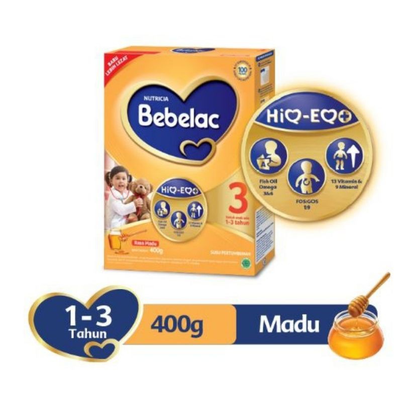 Bebelac Milk 3 Honey Contents 400 gr | Shopee Philippines