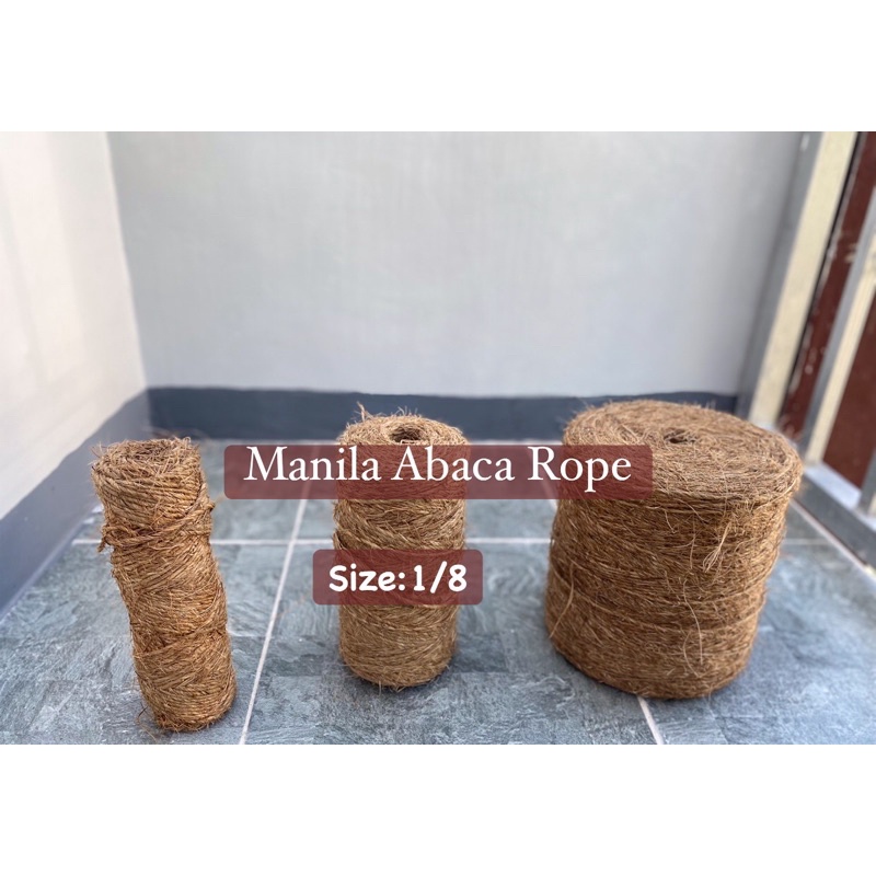 Manila Abaca Rope 1/8 or 2 to 3mm | Shopee Philippines