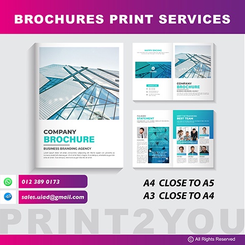 [FAST PRINT] BROCHURES CATALOG BOOKLET PRINTING SERVICE | Shopee ...
