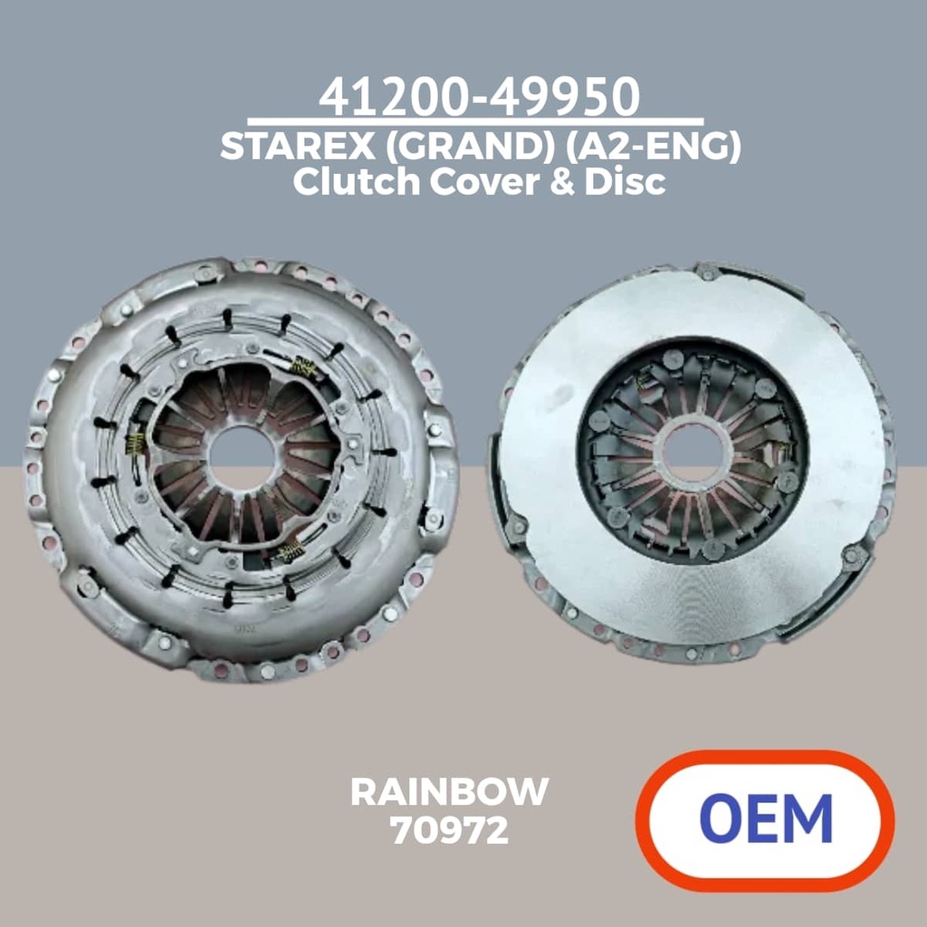 Clutch Disc & Cover for HYUNDAI Starex (LUKE) (GRAND A2-ENG) [OEM] Part ...