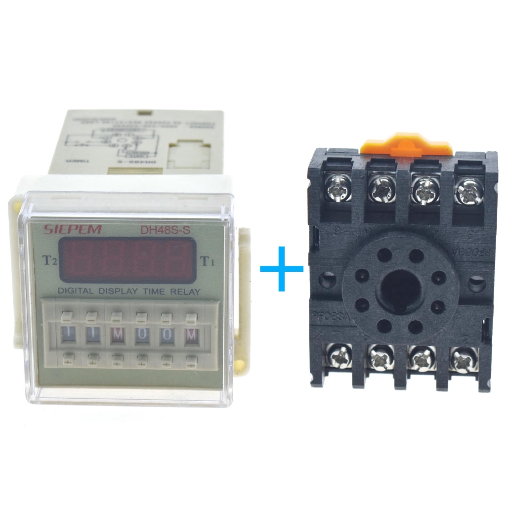 1Pcs DH48S-S DH48S-1Z DH48S-2Z Programmable Double Time Delay Relay ...