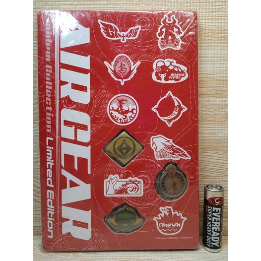 Air Gear Anime Merch: Air Gear Emblem Collection Limited Edition Metal ...