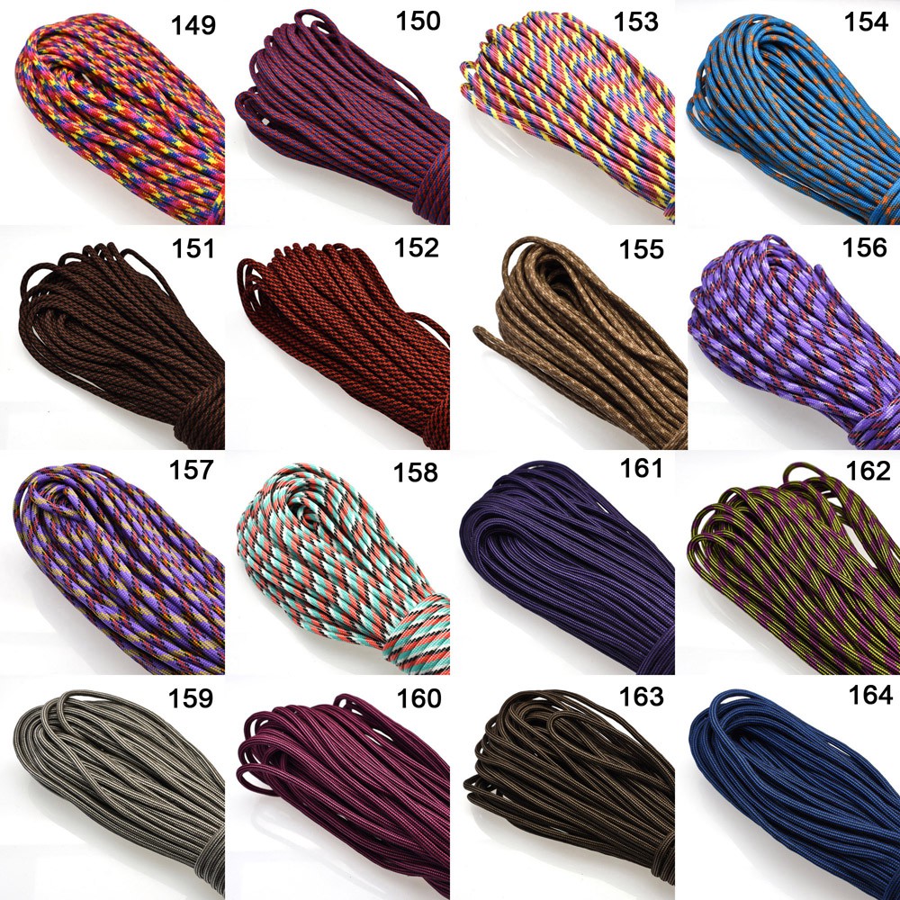 1pcs 550 Paracord Parachute Cord Lanyard Mil Spec Type III 7 Strand ...