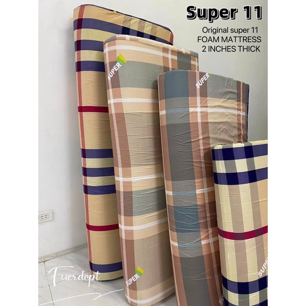 Super 11 Foam Mattress with Cover 2 inches thick 100% ORIGINAL Single ...