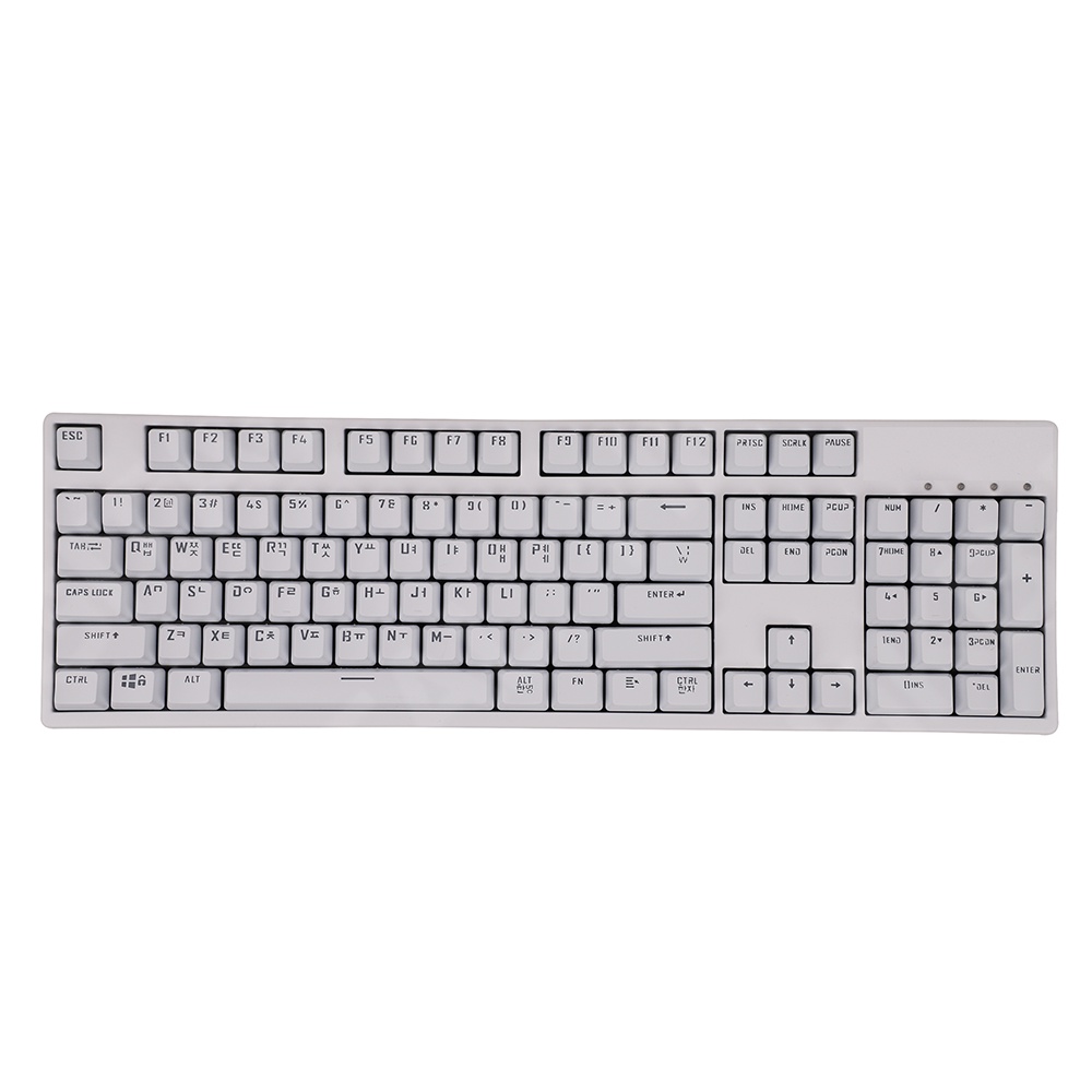Korean Mechanical Keyboard Keycaps White Transparent Backlight OEM ...