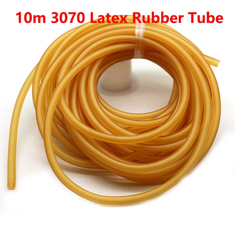 10M 3070 Latex Rubber Tube 7mm OD 3mm ID Elastic Tubing for Outdoor ...