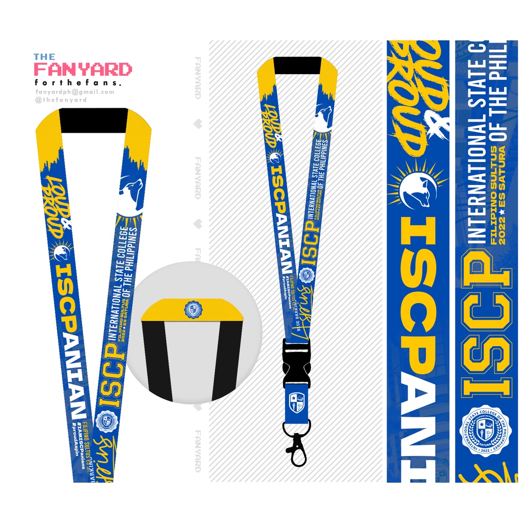 ISCP International State College of The Philippines ID Lace / Lanyard ...