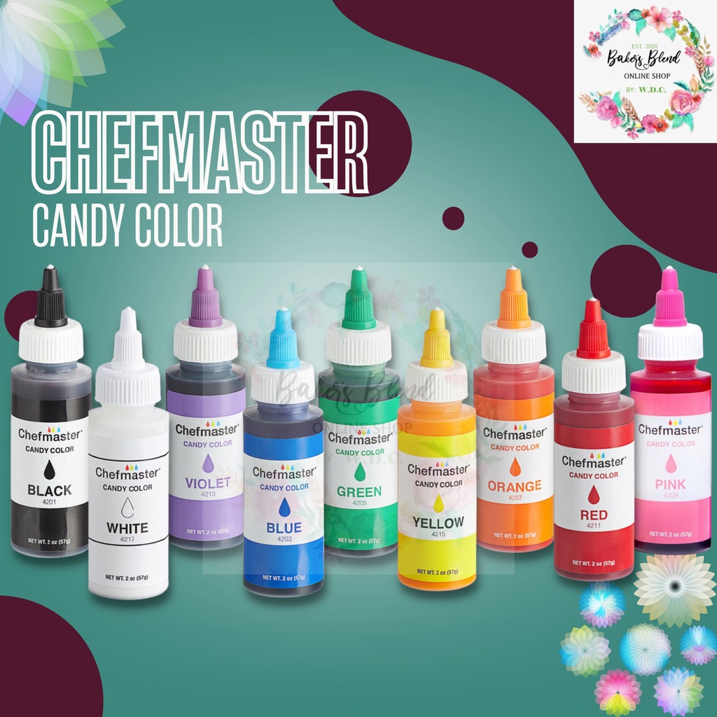Chefmaster Candy Colors | Colour Mill (Oil Based Food Color) | Shopee ...