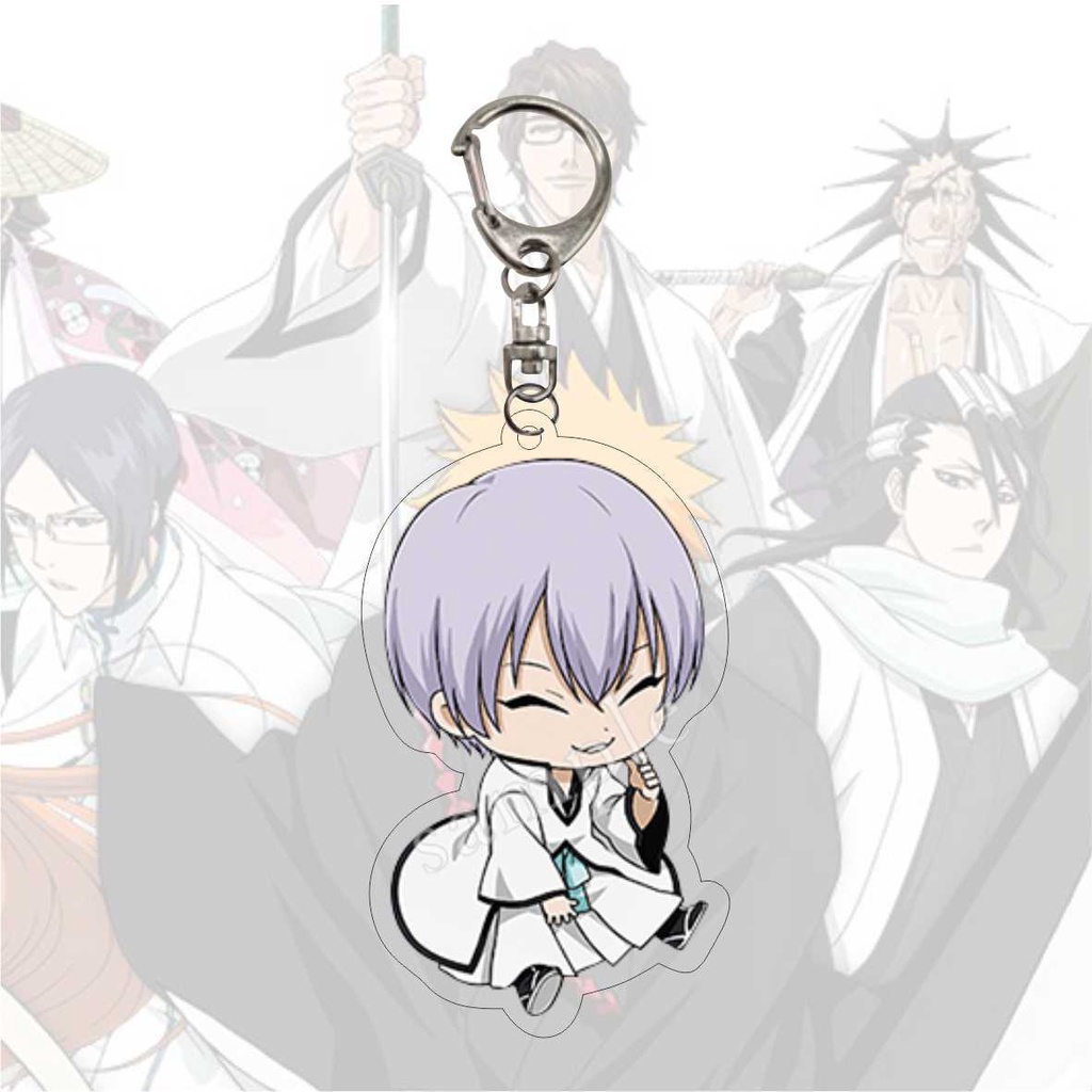 Anime BLEACH Acrylic Keychain Urahara Kisuke Kurosaki Ichigo Kuchiki ...
