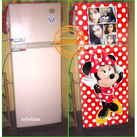 Minnie MOUSE Fridge Sticker Photo | Shopee Philippines