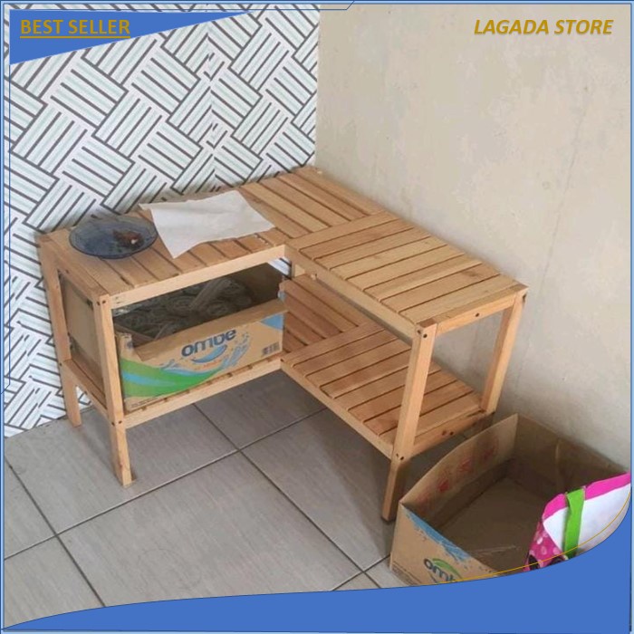 Decorative Table Shelves Minimalist L Corner House | Shopee Philippines