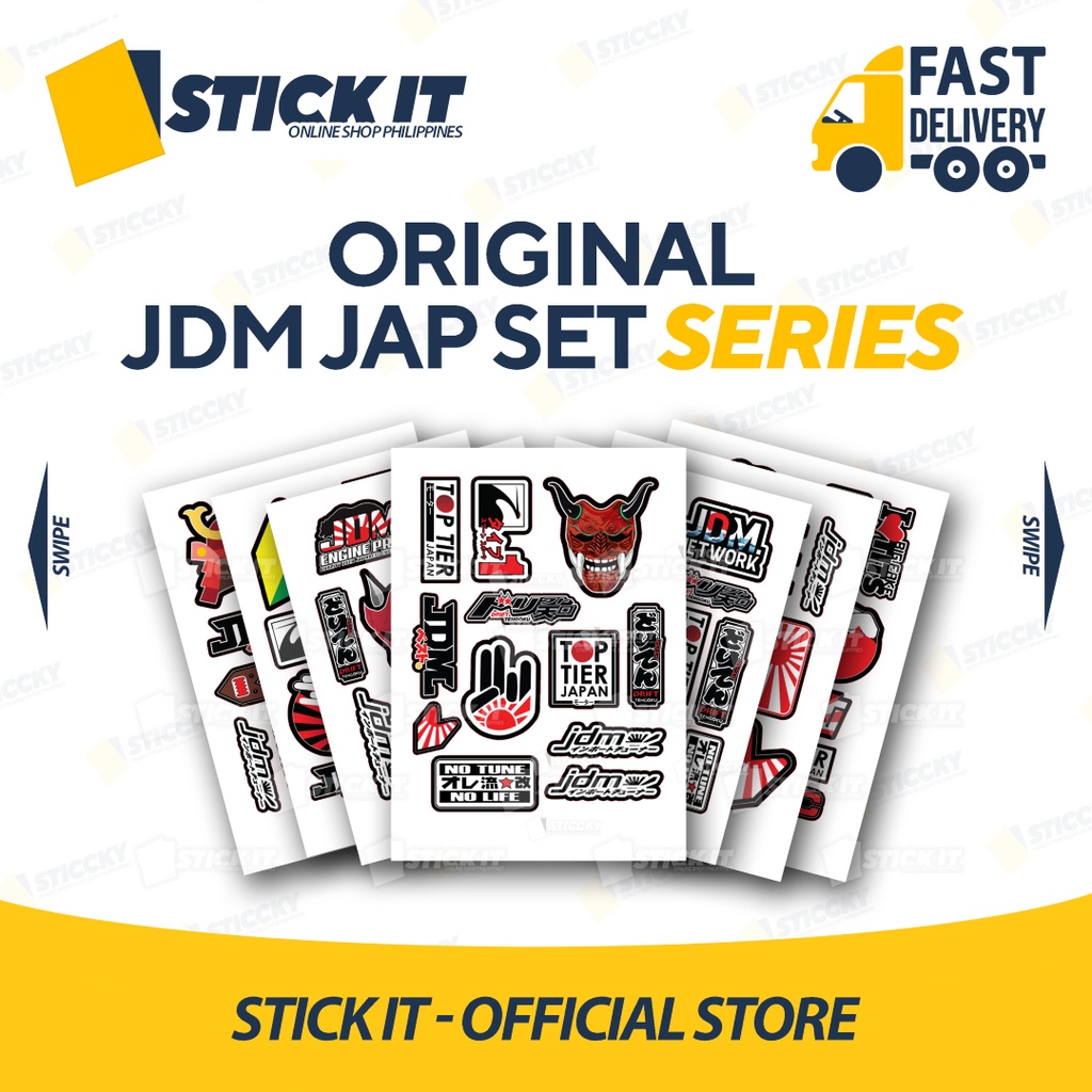 Original JDM Japan Sticker Set by Stick It - HD vinyl waterproof ...