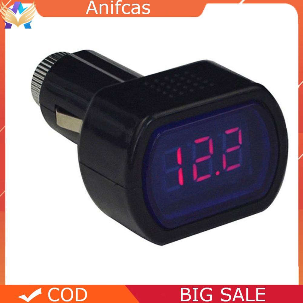 【AC＆Available】Mini LED Digital Car Auto Vehicle Battery Voltage Meter ...