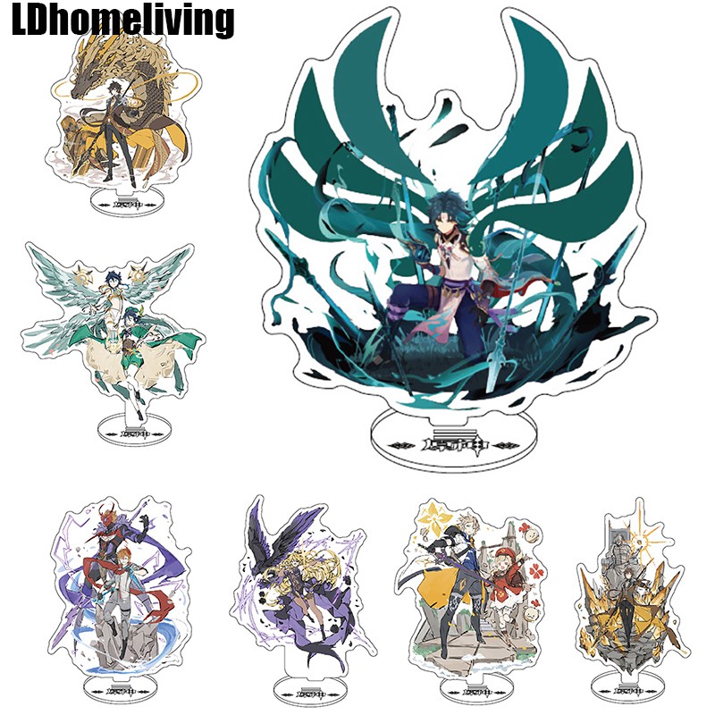 Fan creation Genshin Impact Standee Xiao Zhongli Childe Venti Diluc ...