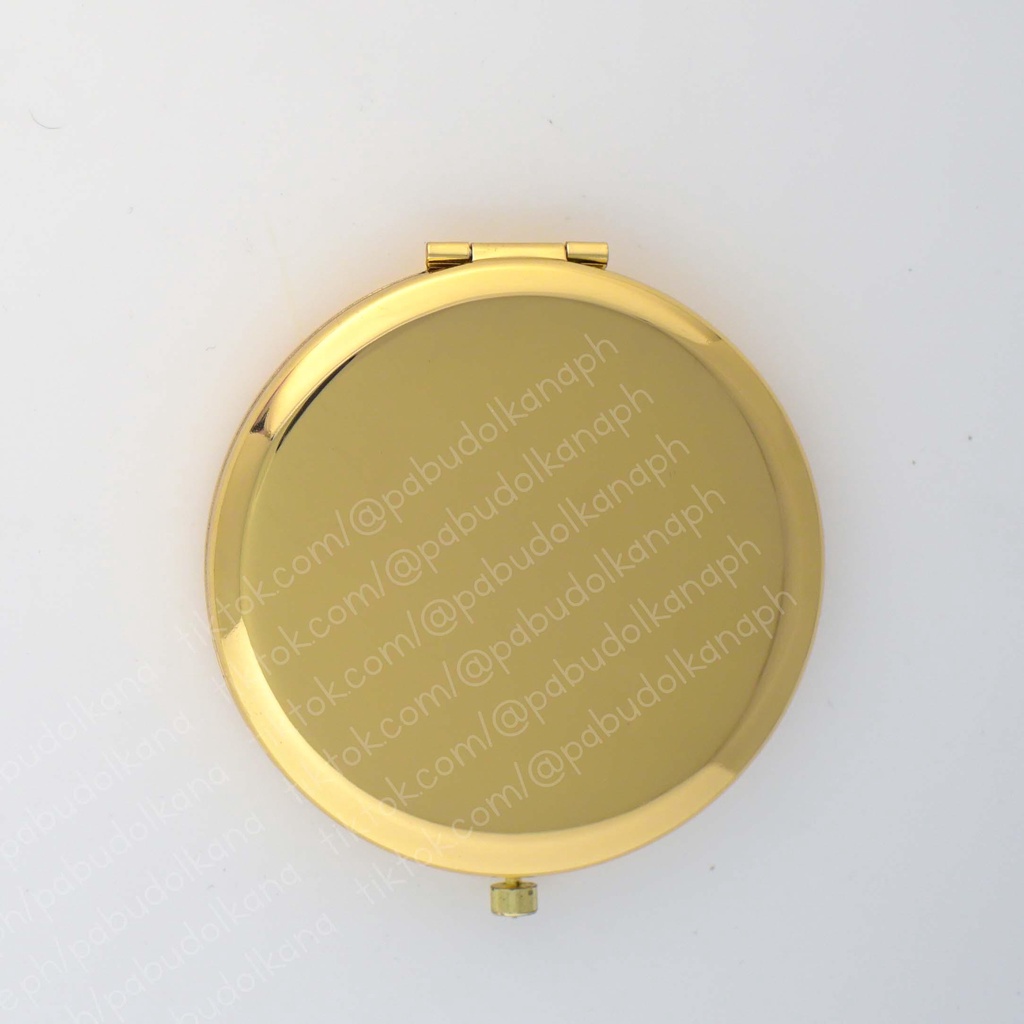 Personalized Compact Mirror Stainless Cover 2 Side Mirror View With ...