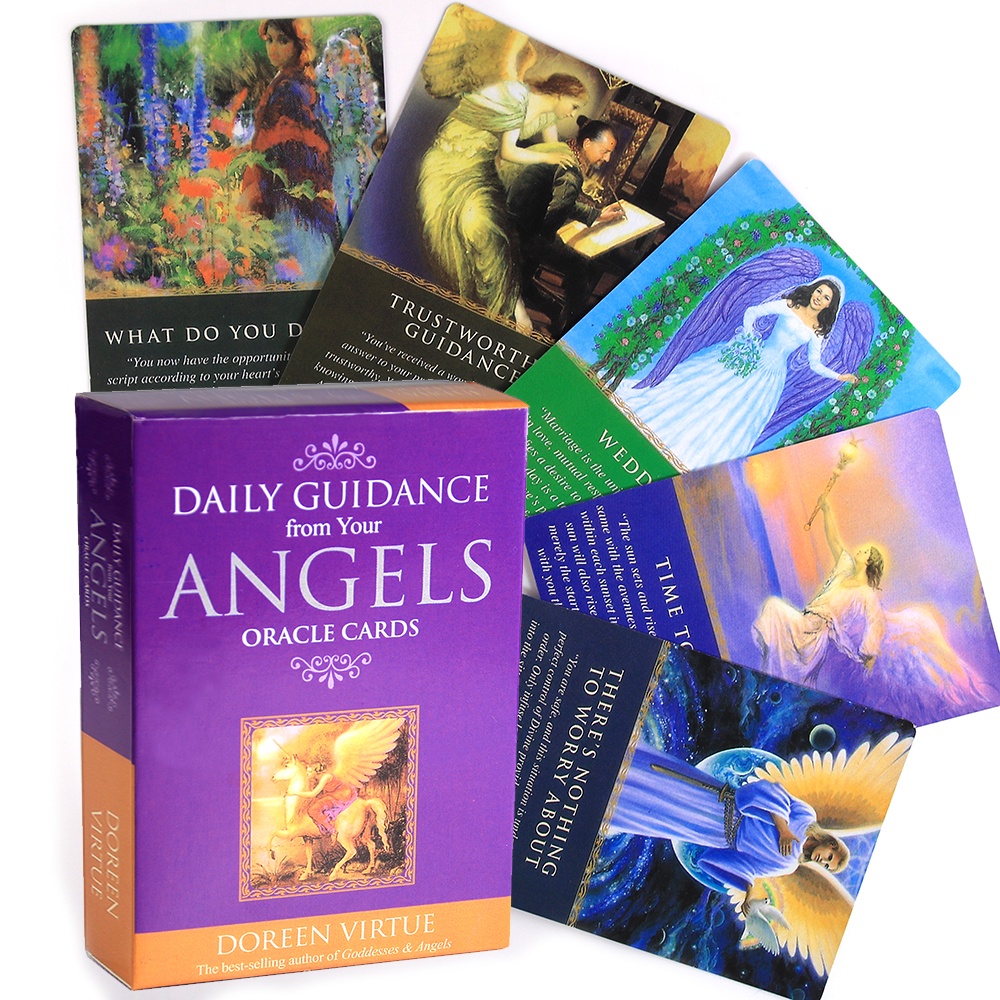 Daily Guidance From Your Angels Message Oracle Cards Tarot Cards For Beginners | Shopee Philippines