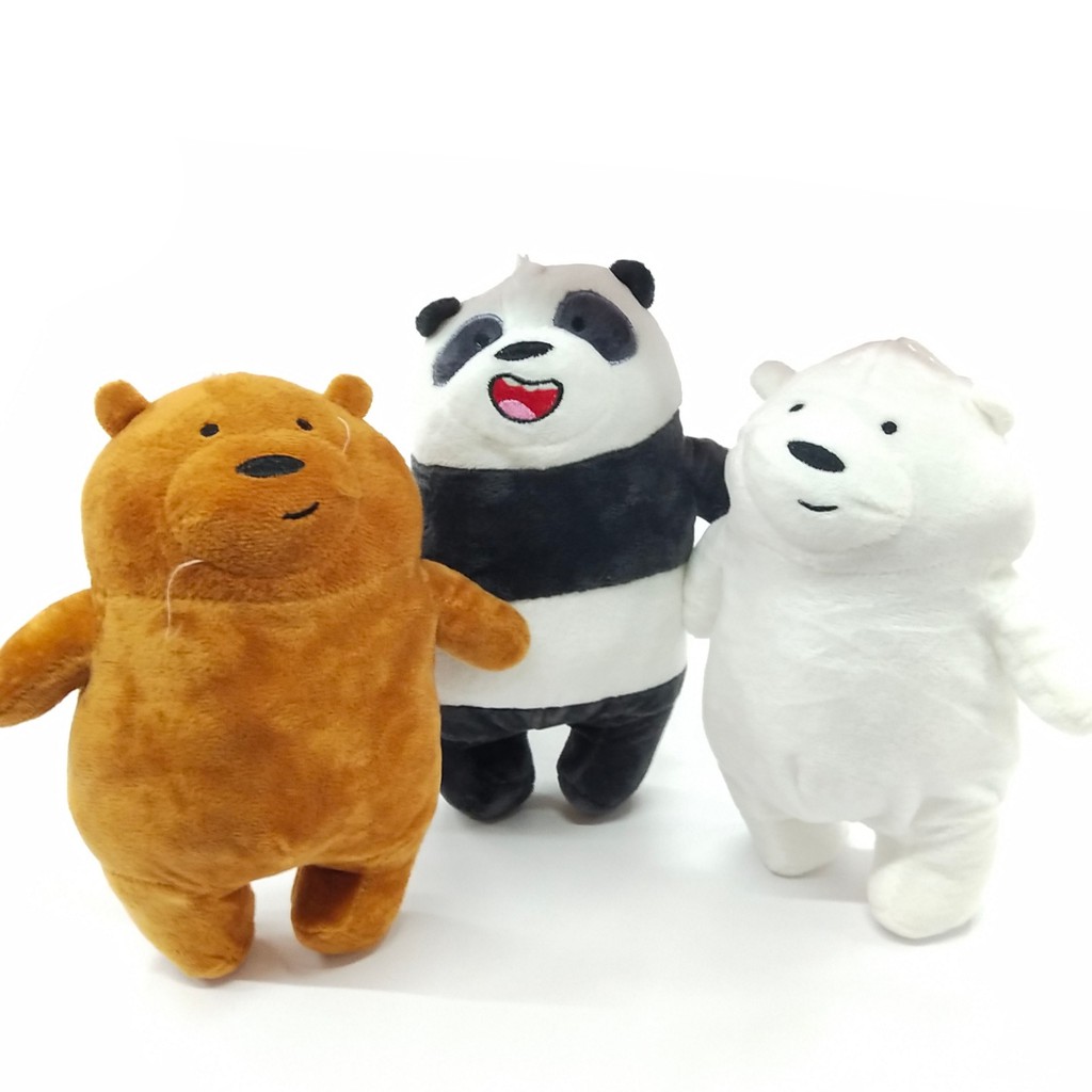 8Inches We Bare Bears Stuffed Animals Toy Birthday Party Kids Gift YY ...