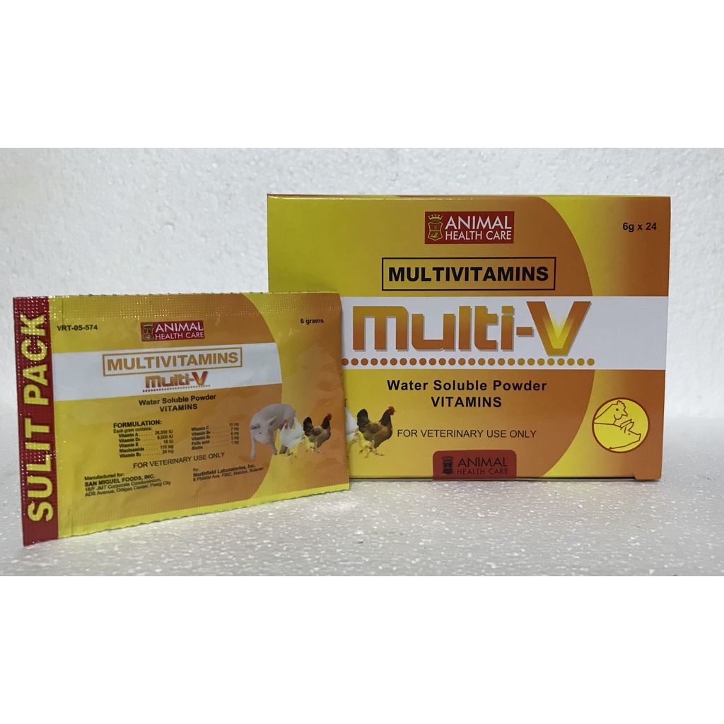 MULTI-V 6G MULTIVITAMINS - WATER SOLUBLE POWDER (Sold per sachet ...