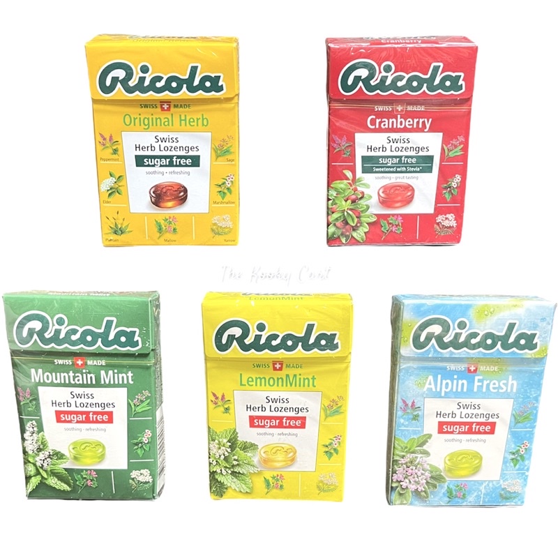 Ricola Sugar Free Herb Lozenges Candy Swiss Made | Shopee Philippines