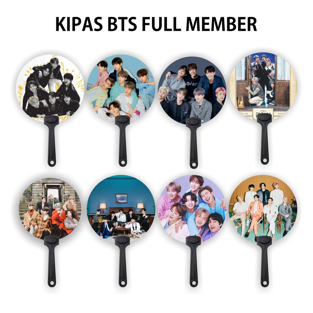 BTS HAND FAN ALL MEMBERS | Shopee Philippines